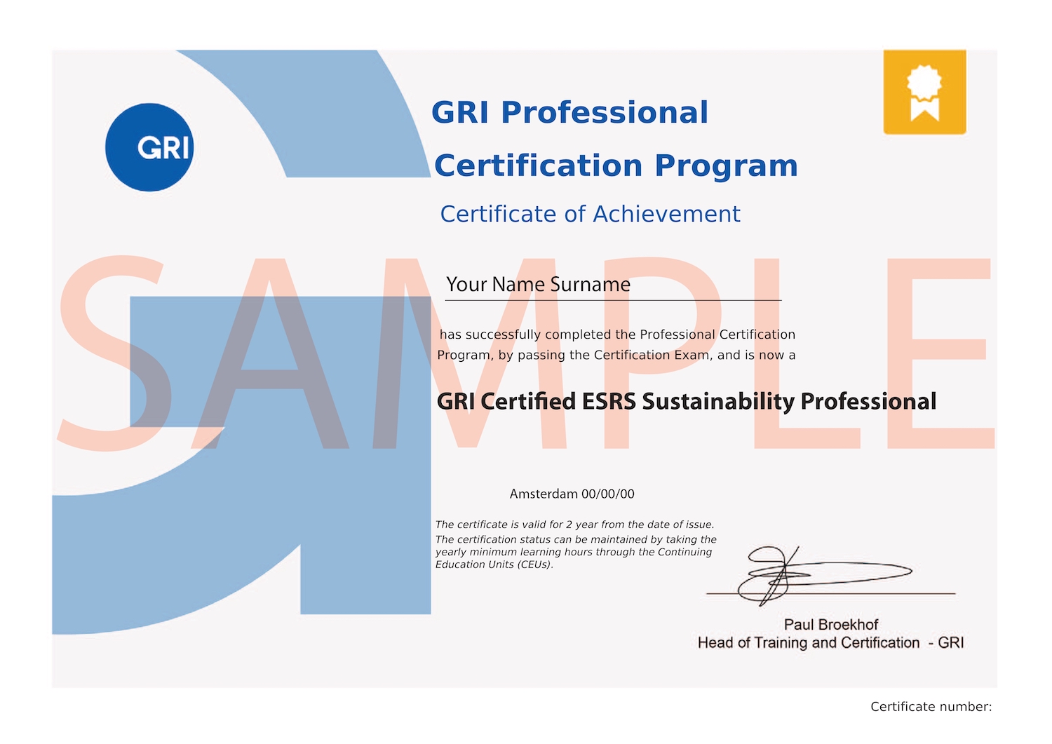 GRI ESRS Certification Mock Exam - FBRH Consultants Ltd